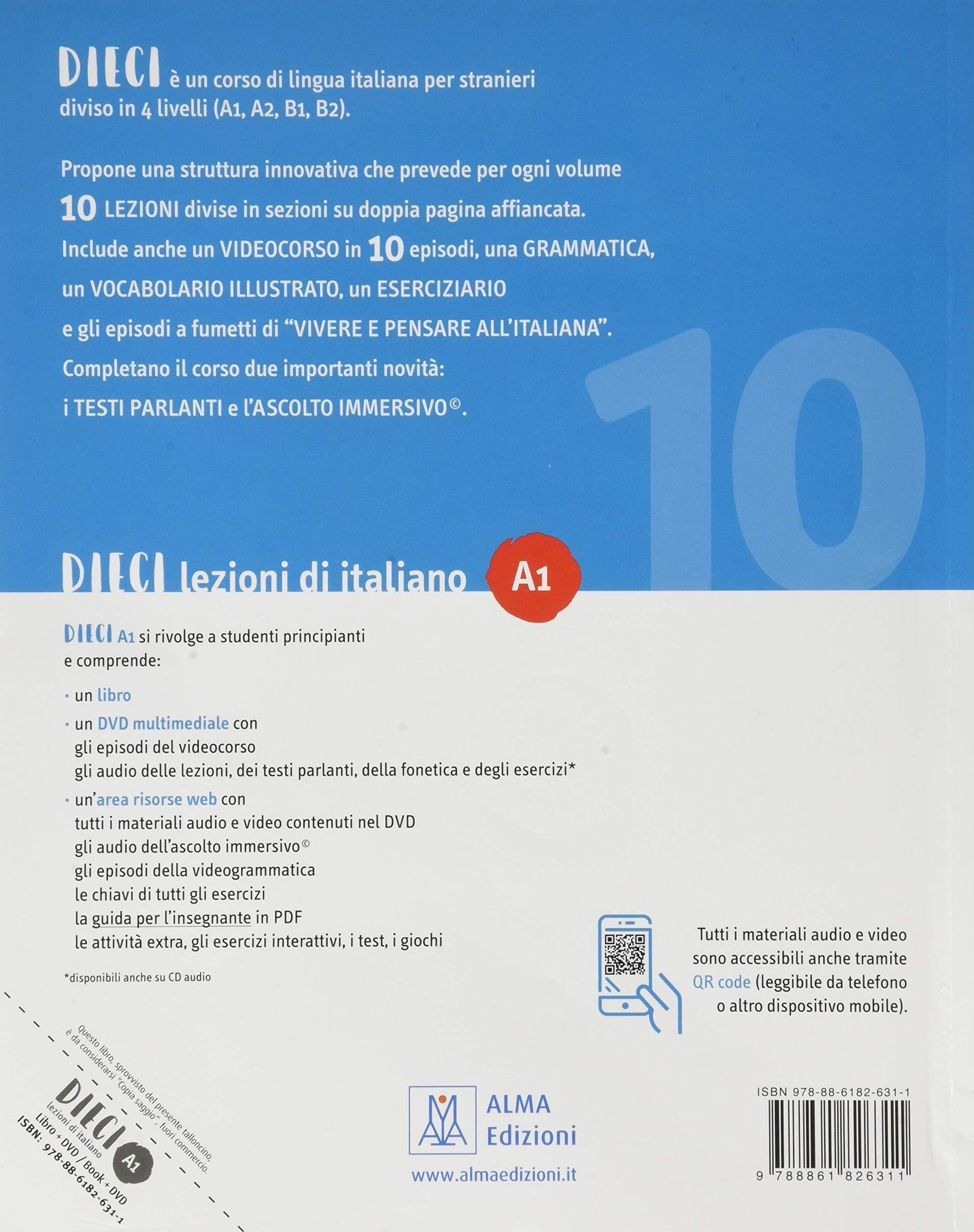 Dieci. Lezioni di italiano. A1. (solo ebook) - Libreria Pino